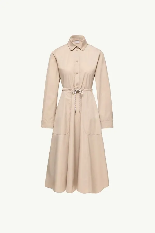 Moncler Poplin Midi Shirt Dress