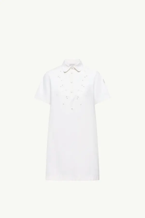 Moncler Embroidered Shirt Dress