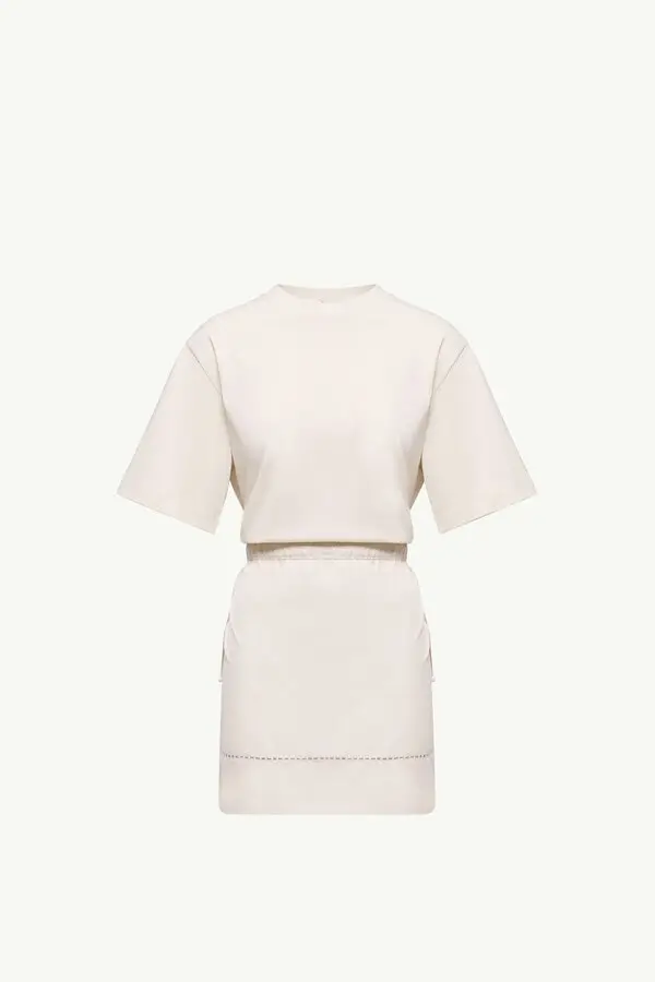 Moncler Cotton Blend Mini T-shirt Dress