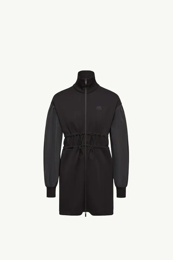 Moncler Cotton Fleece Sweatshirt Zip-up Dress