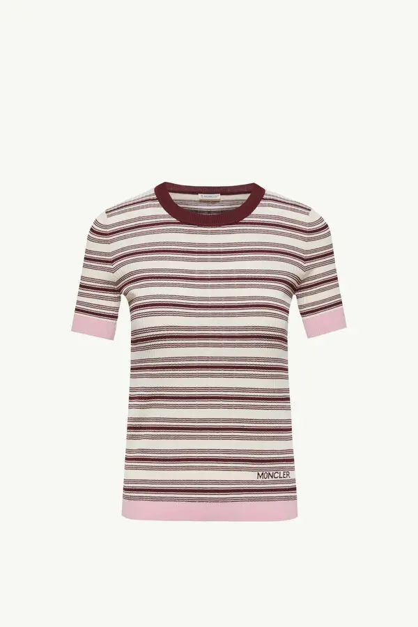 Moncler Striped Cotton T-shirt