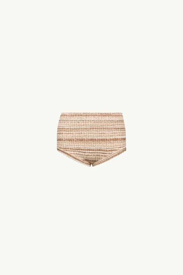 Moncler Striped Mini Shorts