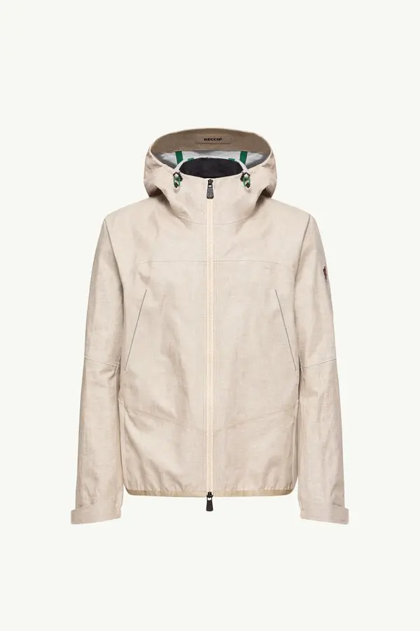 Moncler Blagnac Linen Hooded Jacket
