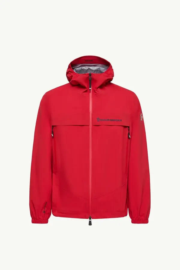 Moncler Shipton Hooded Packable Gore-tex® Shell Jacket - Red