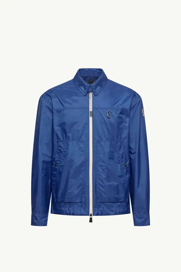 Moncler Brive Packable Shirt Jacket - Blue