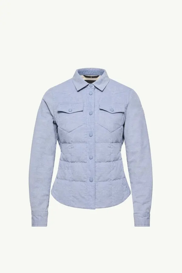 Moncler Nangy Corduroy Down Shirt Jacket