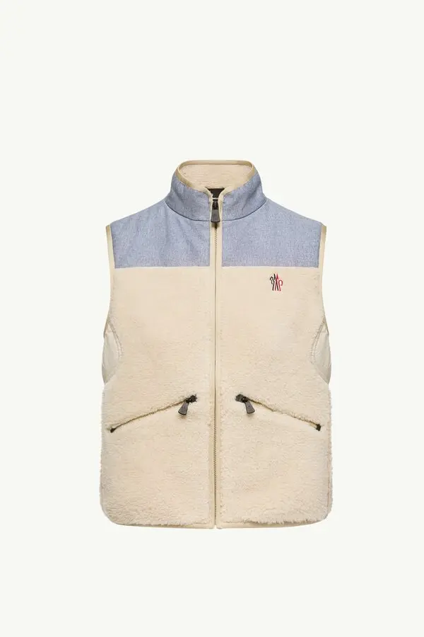 Moncler Teddy & Chambray Vest
