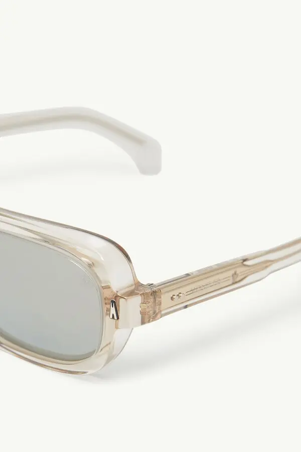 Moncler Suntrap Rectangular Sunglasses