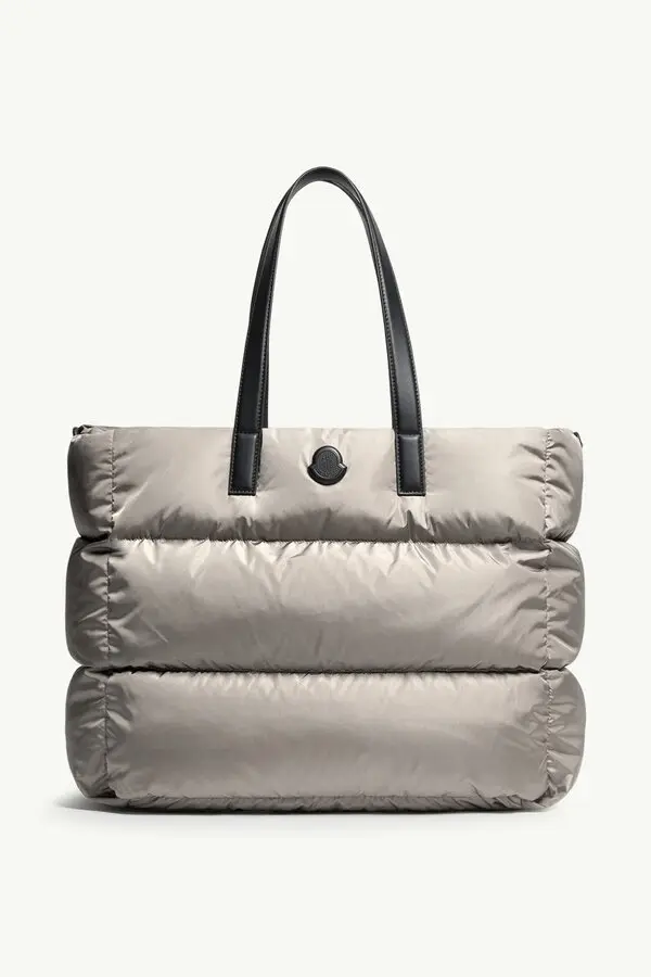 Moncler New Caradoc Quilted Nylon Tote Bag - Grey