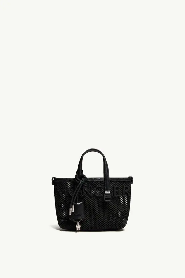 Moncler Very Mesh & Leather Tote Bag
