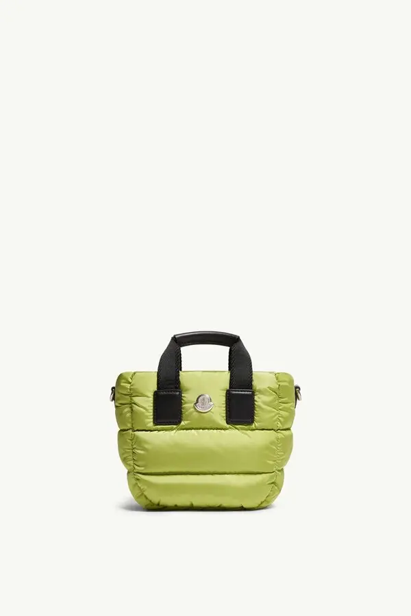 Moncler Micro Caradoc Quilted Nylon Tote Bag - Green