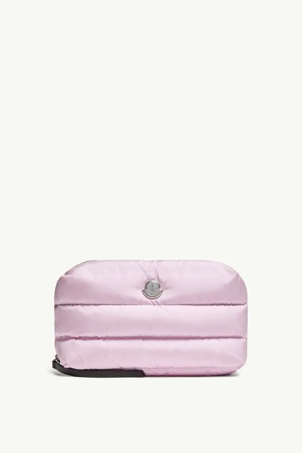 Moncler Quilted Beauty Case - Pink