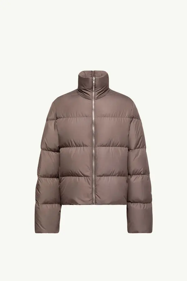MONCLER + RICK OWENS Cyclopic Short Down Jacket - Brown