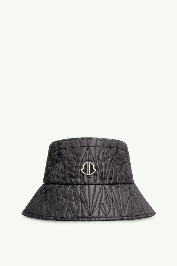 MONCLER + RICK OWENS Padded Bucket Hat - Black