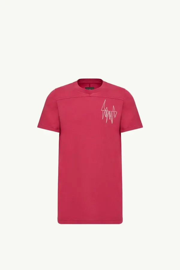 MONCLER + RICK OWENS Girder Cotton T-shirt - Red