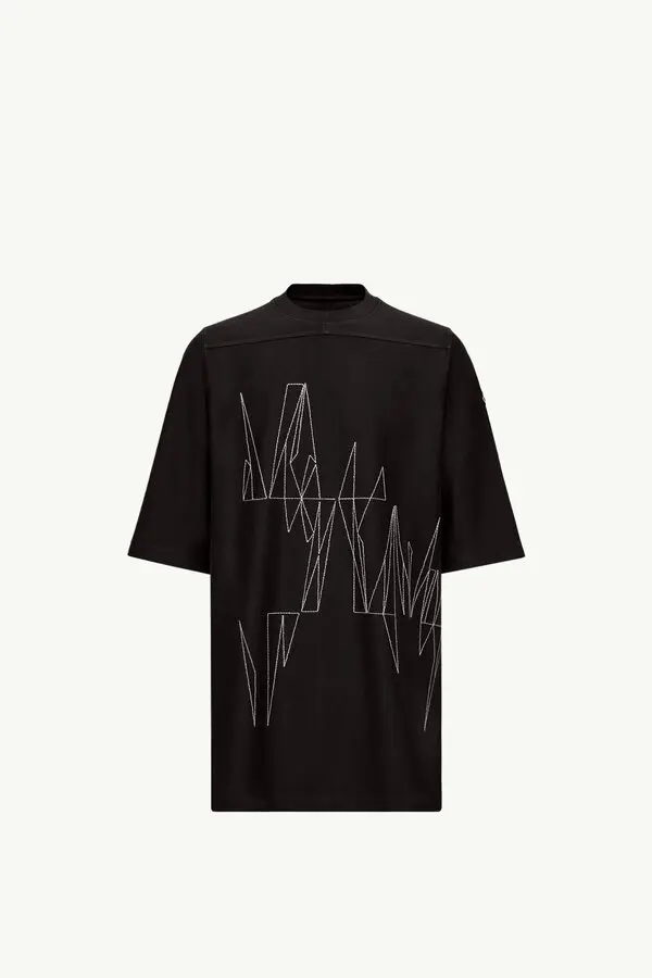 MONCLER + RICK OWENS Jumbo Cotton T-shirt - Black