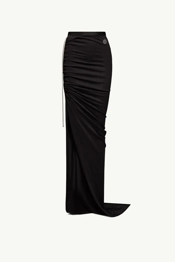 MONCLER + RICK OWENS Cotton Adjustable Skirt