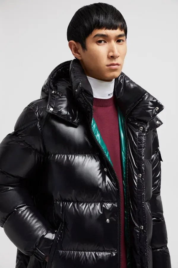 Moncler Hanoverian Hooded Long Down Jacket