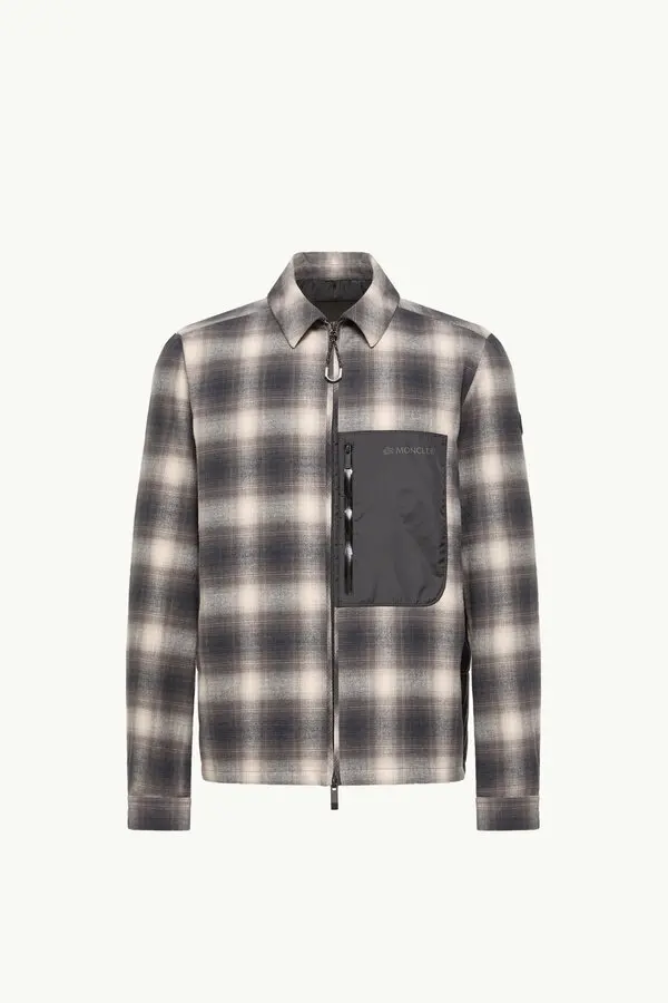 Moncler Cornisello Cotton Down Shirt Jacket