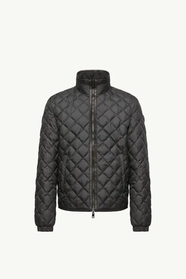 Moncler Delviane Reversible Diamond-quilted Down Jacket