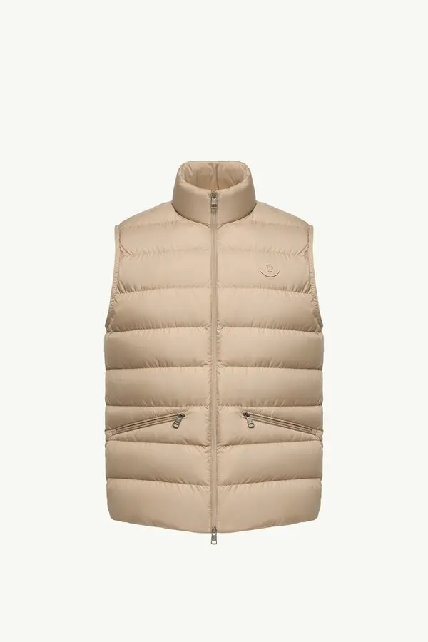 Moncler Treompan Down Vest - Beige