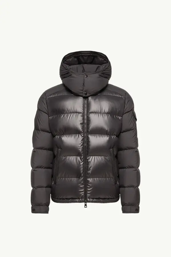 Moncler Maya Hooded Short Down Jacket - Black