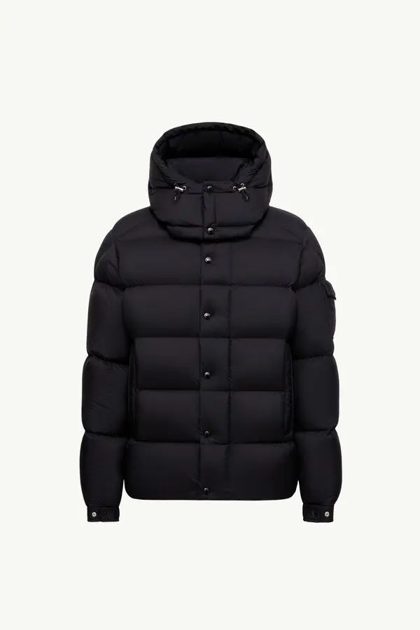 Moncler Maya 70 Hooded Short Down Jacket - Black