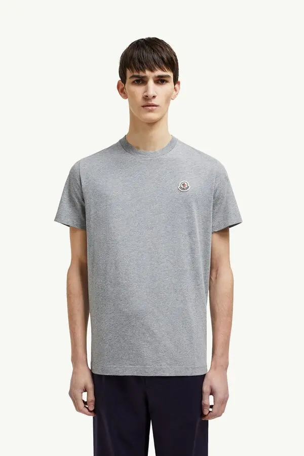 Moncler Logo Patch Cotton T-shirt