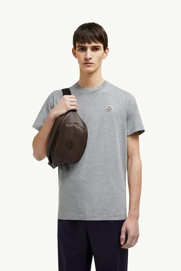 Moncler Logo Patch Cotton T-shirt