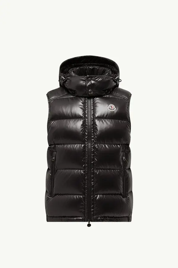 Moncler Bormes Hooded Down Vest