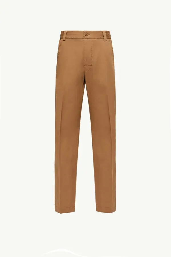Moncler Tailored Cotton Pants - Beige