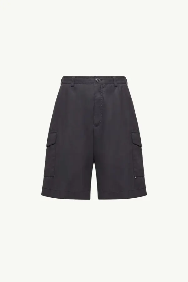 Moncler Gabardine Cargo Shorts