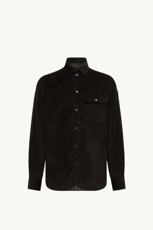 Moncler Corduroy Shirt - Black