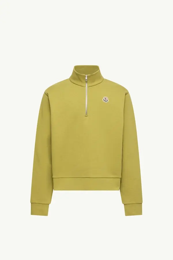 Moncler Logo Cotton Zip-up Sweatshirt