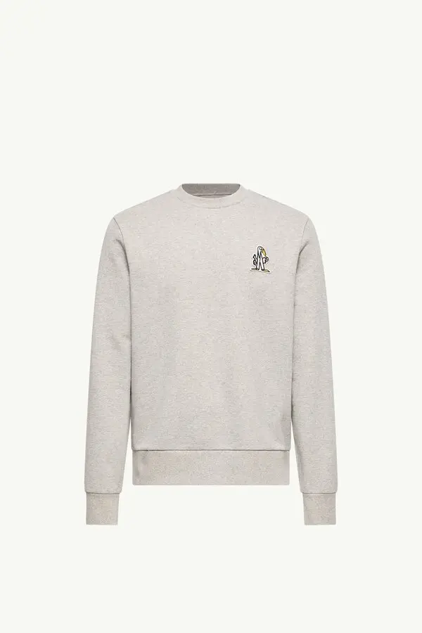 Moncler Monduck Cotton Sweatshirt - Grey