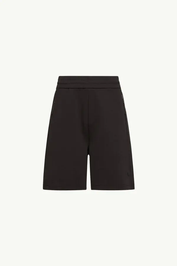 Moncler Interlock Cotton Blend Shorts