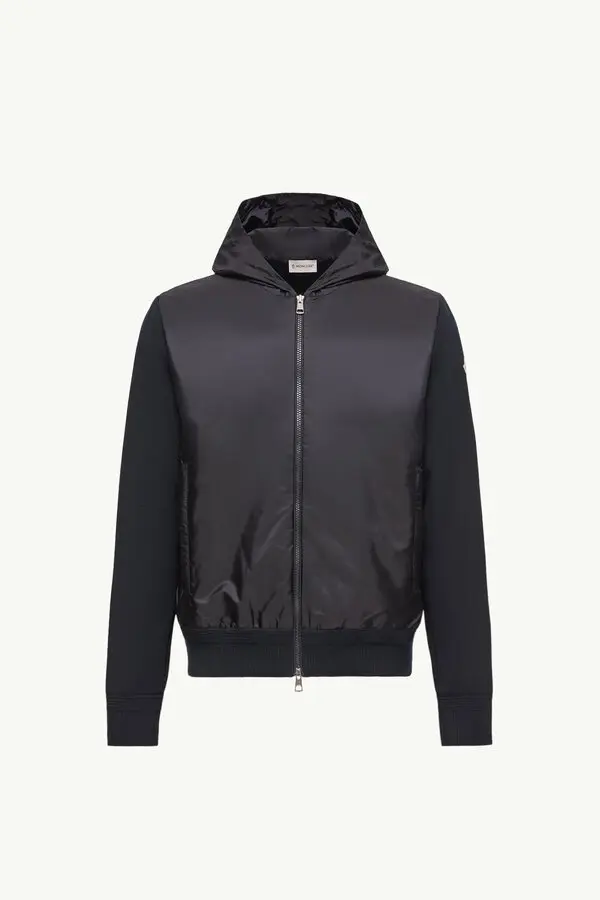 Moncler Cotton Blend Zip-up Hoodie