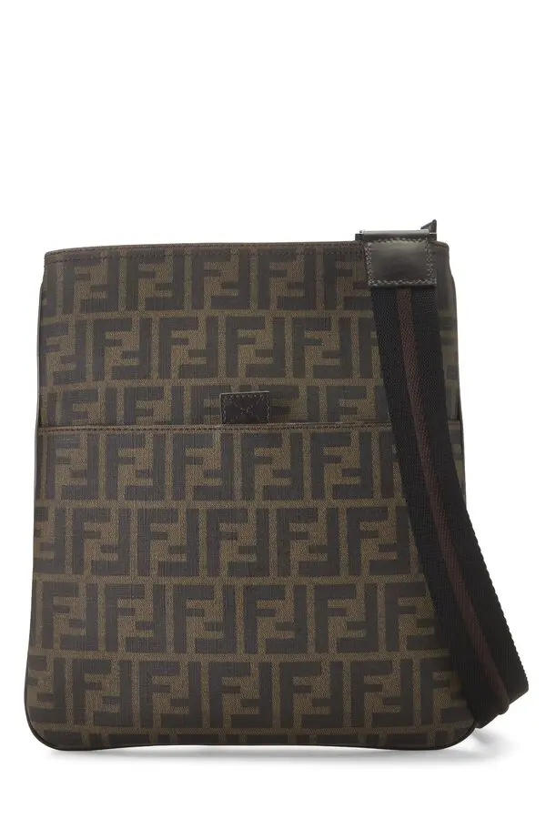 Fendi Zucca Coated Flat Messenger