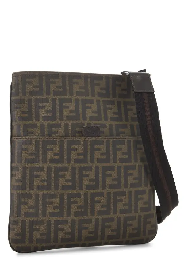 Fendi Zucca Coated Flat Messenger