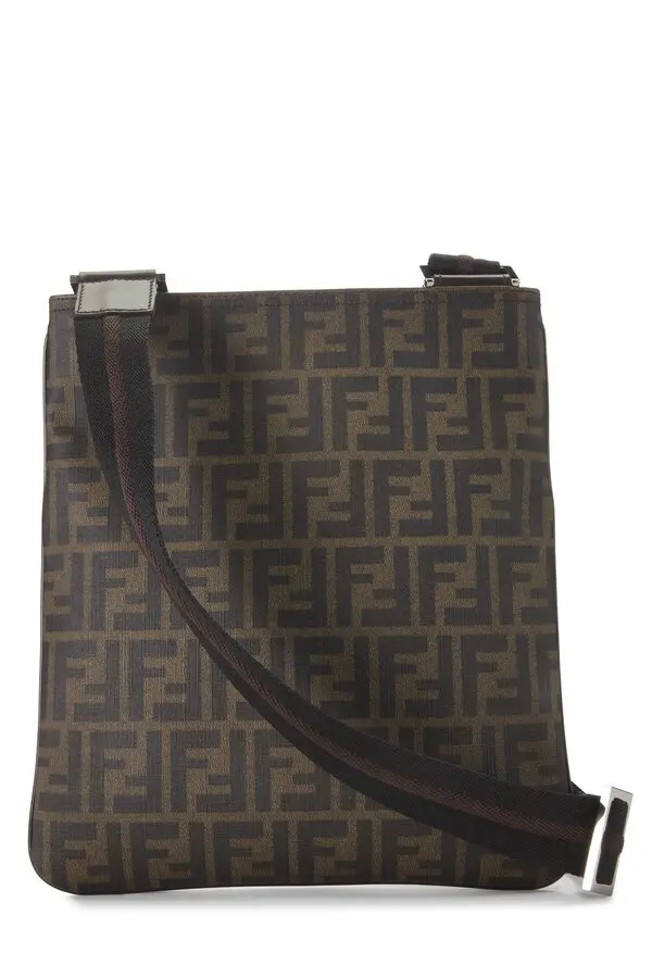 Fendi Zucca Coated Flat Messenger