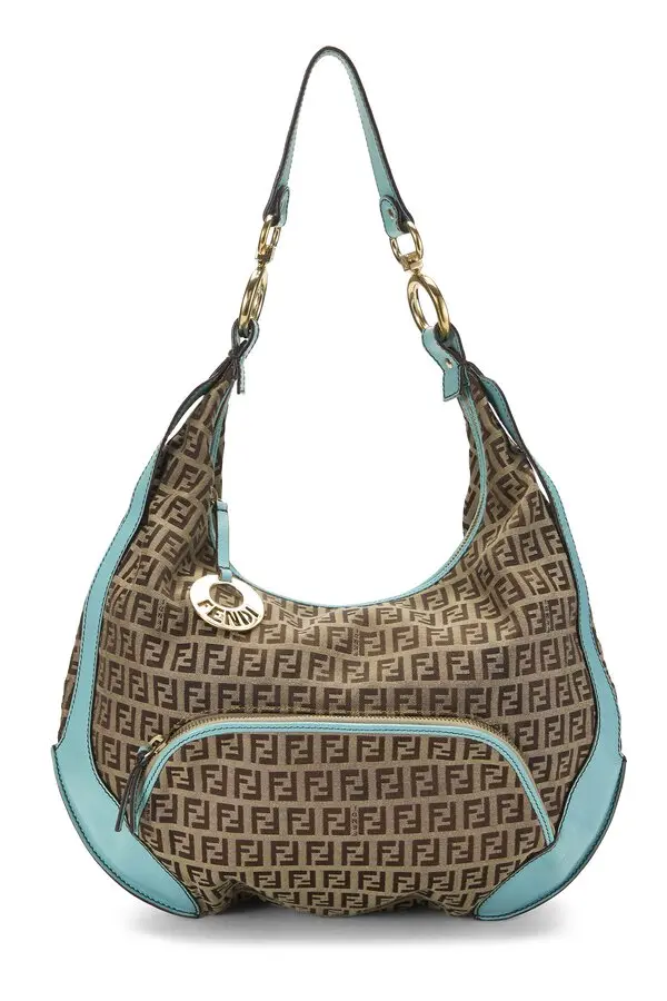 Fendi Zucca Canvas Chef Hobo Bag