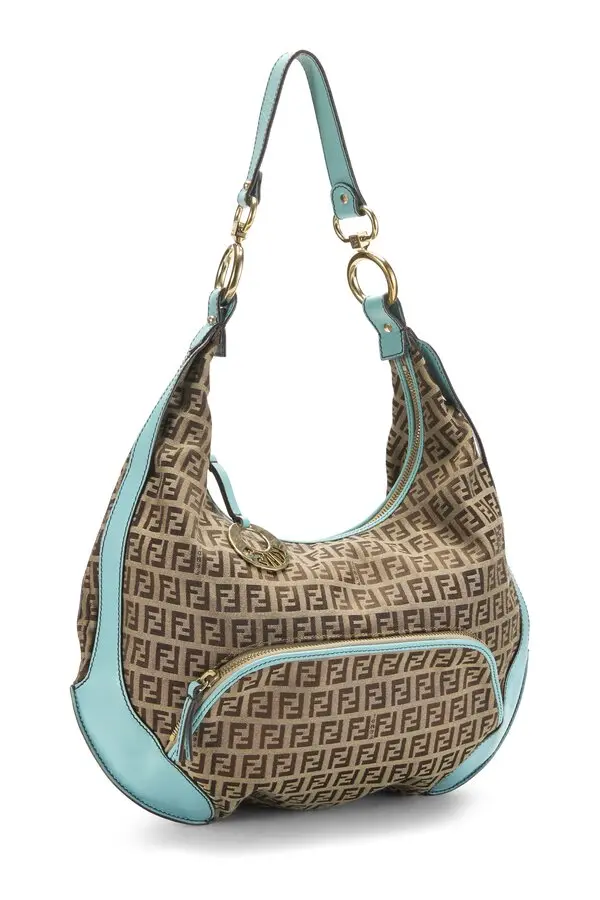 Fendi Zucca Canvas Chef Hobo Bag