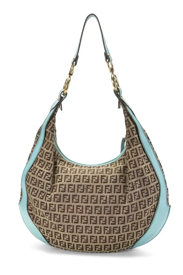 Fendi Zucca Canvas Chef Hobo Bag