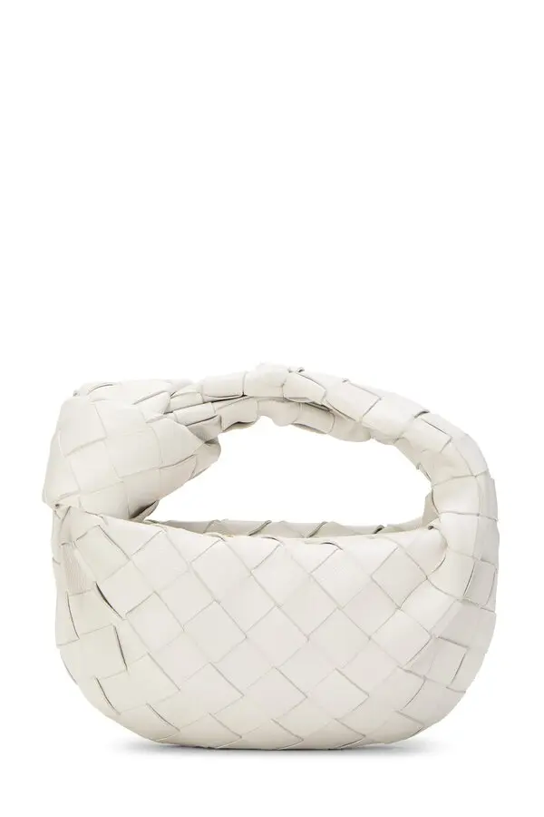 Bottega Veneta Intrecciato Candy Jodie Bag - White