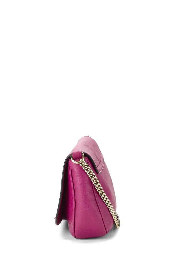 Gucci Soho Flap Crossbody Bag - Pink