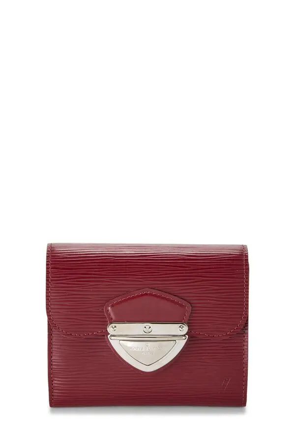 LOUIS VUITTON Rubis Epi Joey Wallet