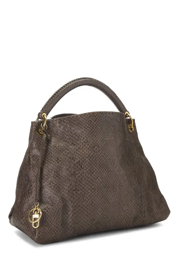LOUIS VUITTON Artsy Monogram Python Bag