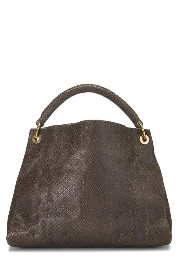 LOUIS VUITTON Artsy Monogram Python Bag