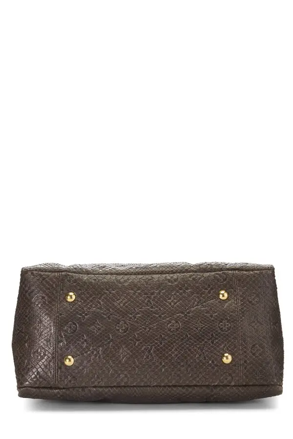 LOUIS VUITTON Artsy Monogram Python Bag