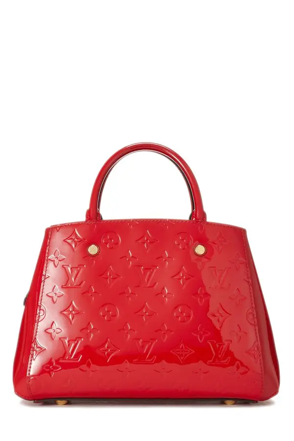 LOUIS VUITTON Cerise Monogram Vernis Montaigne